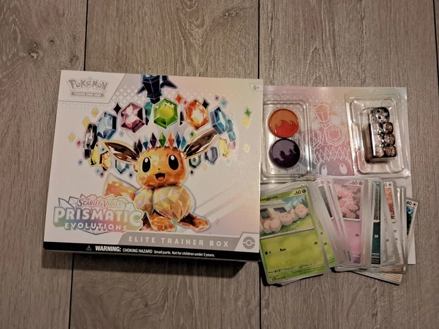 POKEMON TCG PRISMATIC Evolutions Etb Elite Trainer Box *NO BOOSTERS ...