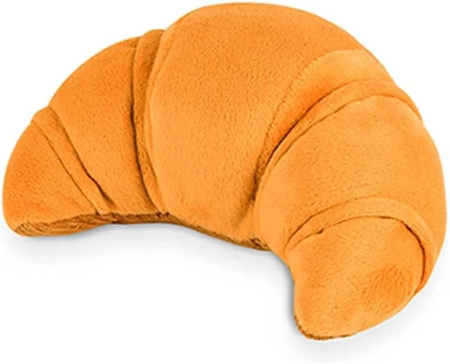 PLAY BARKING BRUNCH Pup’S Pastry Croissant Plush Dog Toy – Durable ...