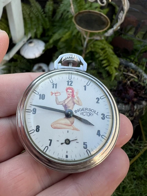 VERY RARE MECHANICAL INGERSOLL VICTORY Pocket Watch £2.26 - PicClick UK