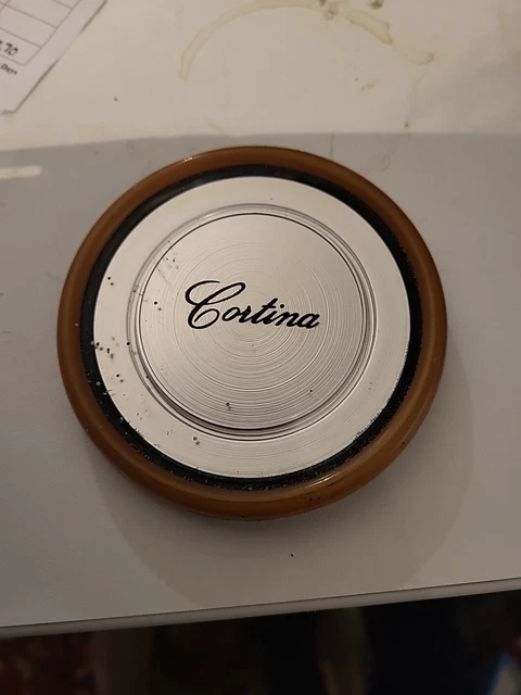 GENUINE FORD CORTINA 1600GT Steering Wheel Centre Cap £27.00 - PicClick UK