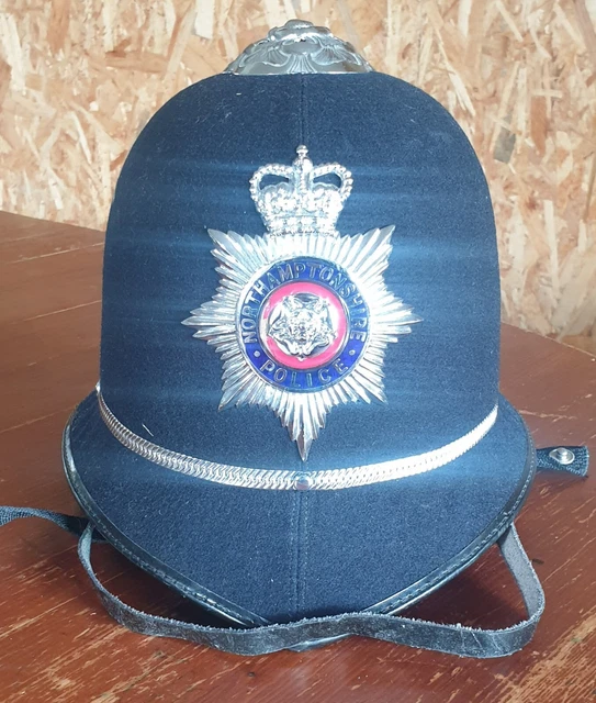 ANTIQUE ENGLISH POLICE Bobby Helmet - Cromwell Helmet ...