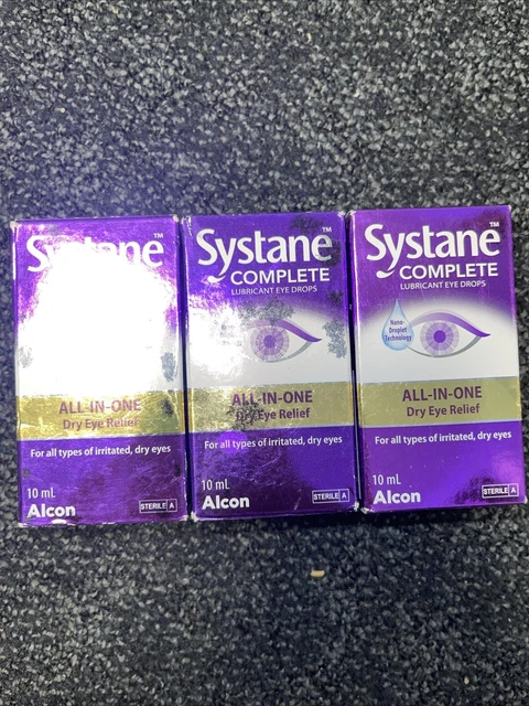 SYSTANE COMPLETE LUBRICANT ALL-IN-ONE Eye Drop 10ml PACK OF 3 Expired £ ...