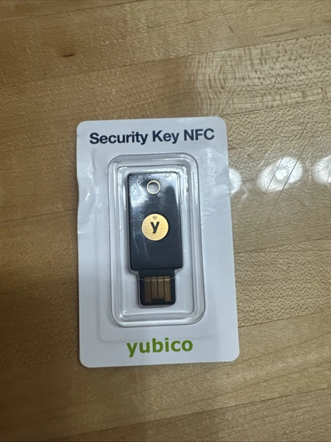 YUBICO YUBIKEY NFC USB-A Security Key Two-Factor authentication (2FA ...