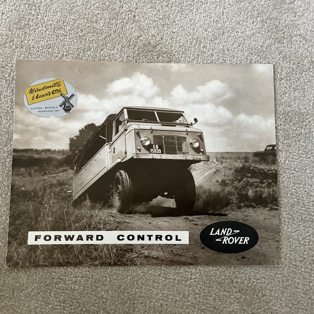 LAND ROVER FORWARD Control Brochure, £21.00 - PicClick UK