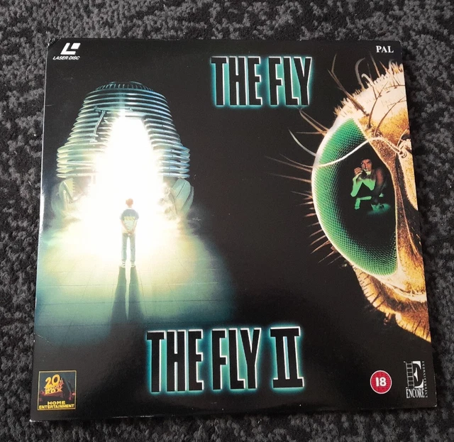 EXTREMELY RARE FLY & The Fly Ii Laserdisc Gatefold Pal Horror £39.95 ...