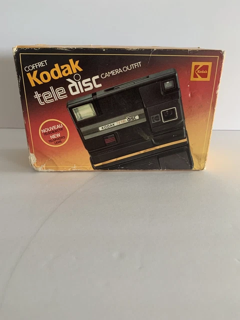 COFFRET KODAK TELE Disc Camera Outfit With New Telephoto Lens - New In ...
