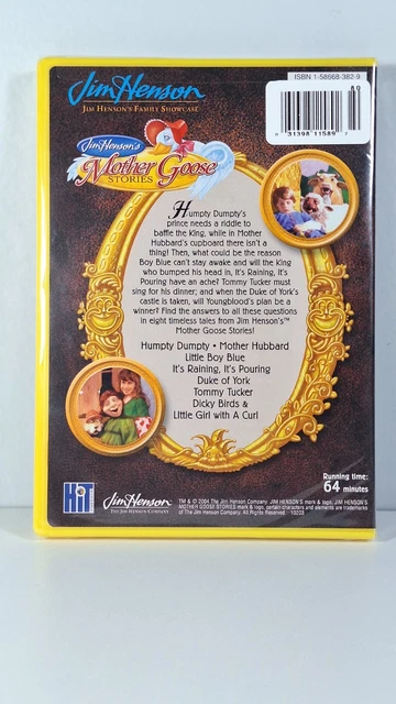 JIM HENSONS MOTHER Goose Stories - Humpty Dumpty Dvd NEW* $49.99 ...
