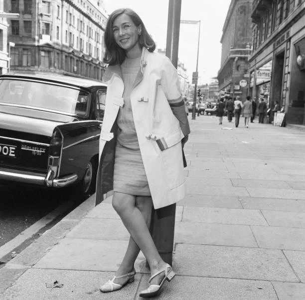 EMMANUELLE RIVA, FRENCH actress in the UK to promote new film, Bit- Old ...