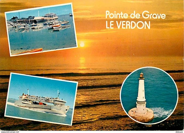 33 - LE Verdon sur Mer - Pointe de Grave - Multivues - Bateaux - Phare ...