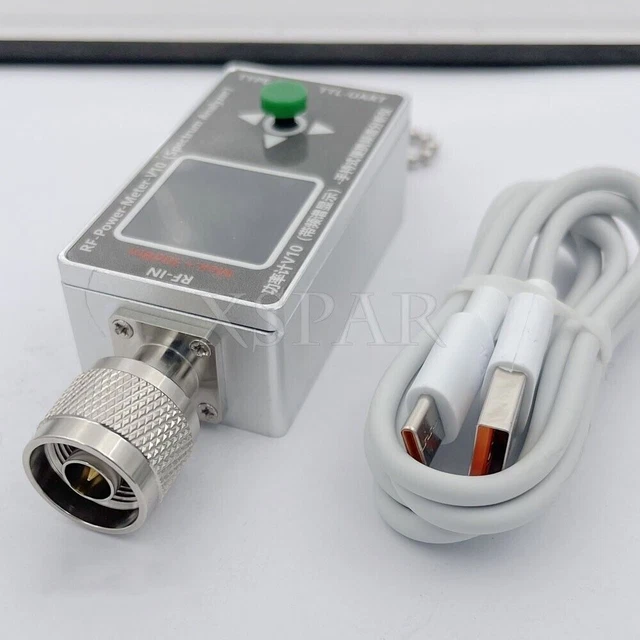 RF-POWER-METER-V10 RF POWER Meter Analyzer with Display and Type-C Port ...