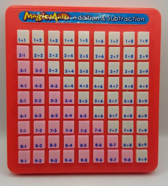 VINTAGE MAGIC MATH Machine Addition & Subtraction Learning Teaching ...