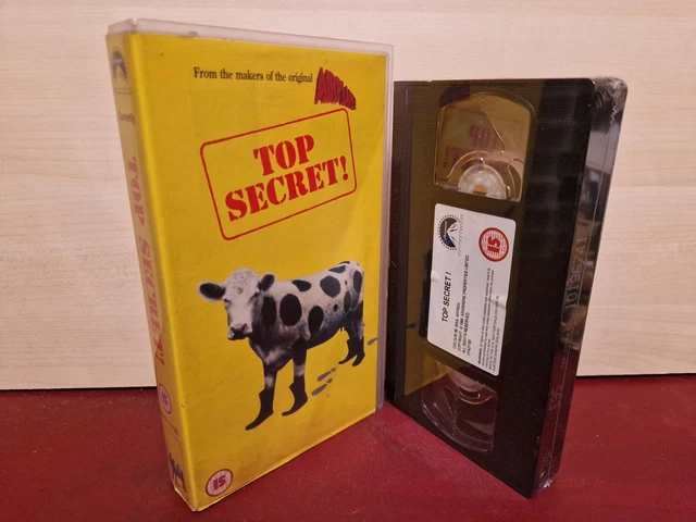 TOP SECRET - Val Kilmer - PAL VHS Video Tape - NEW SEALED (T175) £7.99 ...