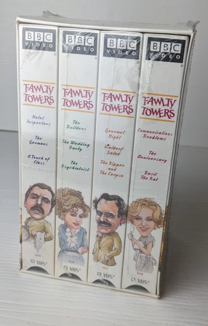 FAWLTY TOWERS: THE Complete Collection 4 VHS BBC Video with John Cleese ...