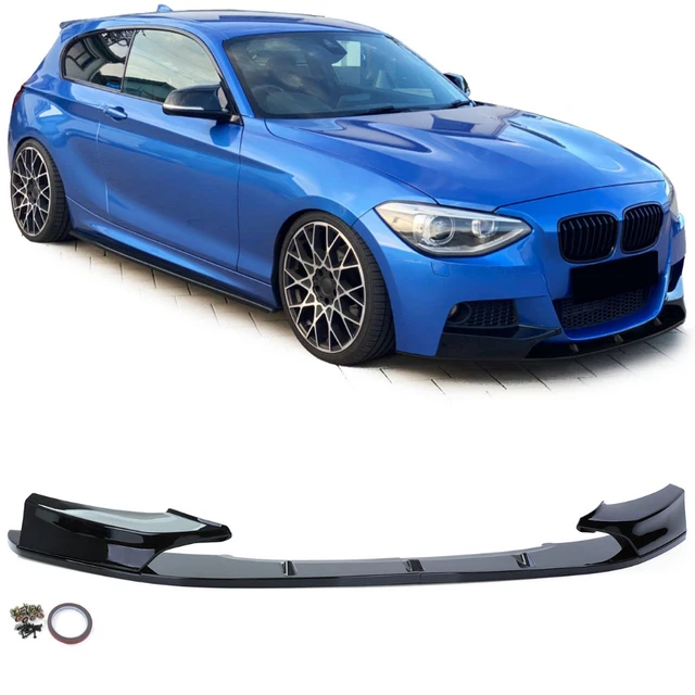 LAME M PERFORMANCE pour Pare choc avant Pack M BMW F20/ F21 Ph1 Noir Brillant EUR 119,90 ...