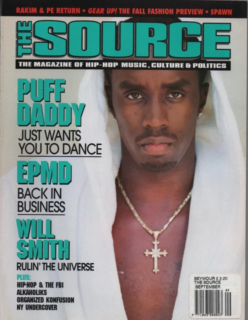 The Source Magazine September 1997 Puff Daddy Epmd Alkaholiks Rare
