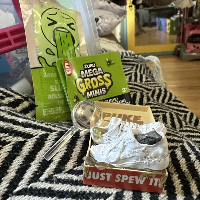 ZURU MEGA GROSS Mini Brands Puke Just Spew It Trainers 5 Surprise £10. ...