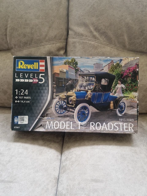 REVELL FORD MODEL T Roadster 1913 Era Car Plastic Model Kit 07661 Scale ...