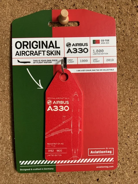*RARE* AVIATIONTAG | Tap Air Portugal Airbus A330-200 Cs-Toe | Msn 305 ...