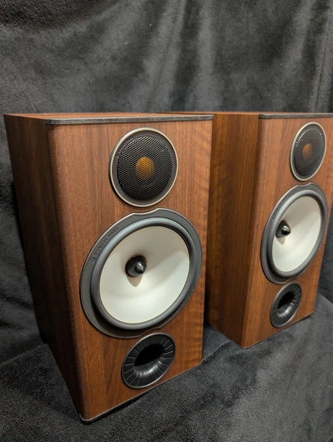 MONITOR AUDIO BRONZE BX 2 Speakers in Walnut - Excellent Condition £250 ...