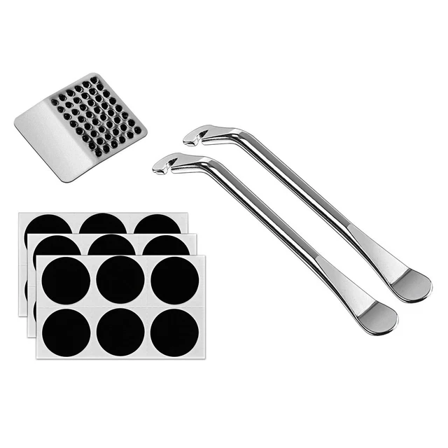 INNER TUBE REPAIR Kits (Tire Levers, Tyre Patches, Metal Rasp) Bike8082 ...