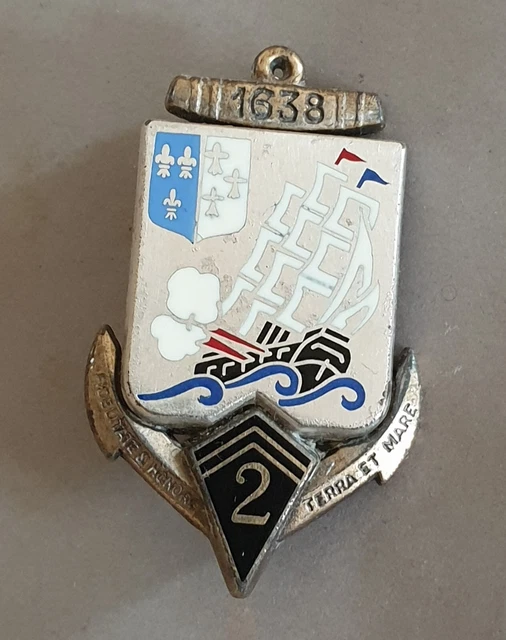 INSIGNE 2 ° RIMA - 2 ° Régiment Infanterie Marine - DRAGO PARIS G 433 EUR 7,00 - PicClick FR