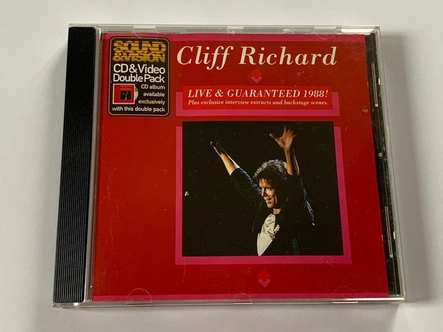 CLIFF RICHARD : Live & Guaranteed 1988 / Album CD EMI original 1995 ...
