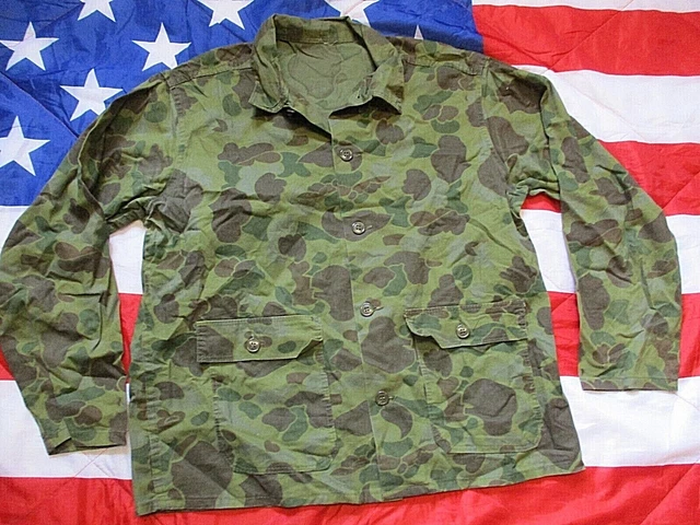 ORIGINAL 60'S USA US ARMY sf VIETNAM WAR DUCK HUNTER BEO GAM COAT ...