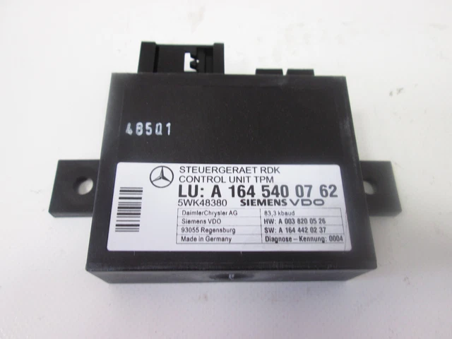 MERCEDES-BENZ W164 GL model control unit tire pressure control ...