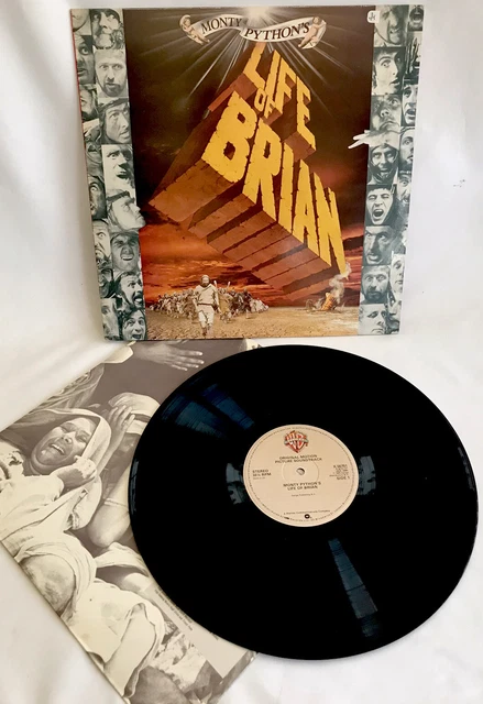 MONTY PYTHONS LIFE Of Brian Original Soundtrack 12”Vinyl Record 1979 ...