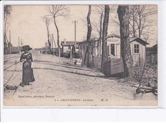 CROIX-D'HINS: LA GARE, aviation - très bon état EUR 130,00 - PicClick FR