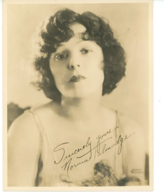 VINTAGE 8X10 DW Opaco Spurr Foto Actress Norma Talmadge Stampato ...