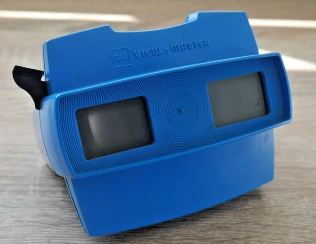 VINTAGE GAF VIEWMASTER MODEL J STEREO VIEWER 1970's TOY RARE BLUE ...
