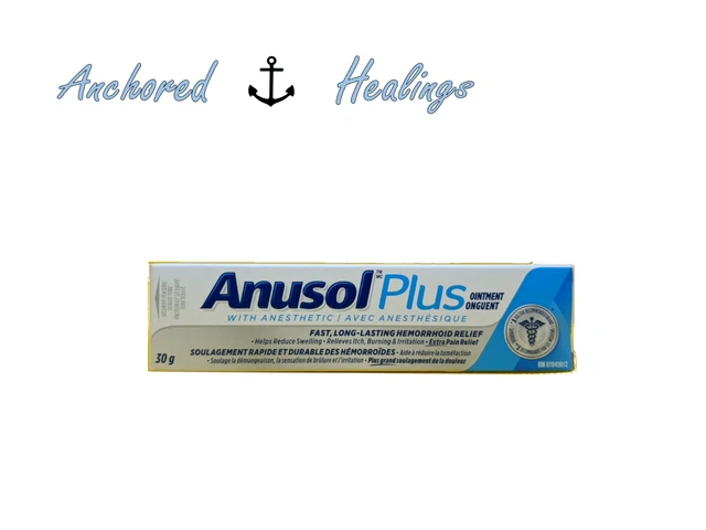 ANUSOL PLUS HERMORRHOID Extra Pain Relief Ointment Zinc Sulfate ...