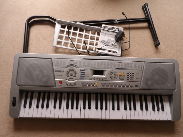 ACOUSTIC SOLUTIONS 61 keys Electronic Keyboard MK928 adaptor, stand and ...