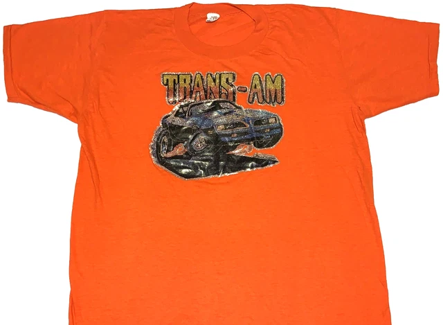 RARE VINTAGE 1970S Pontiac Trans Am Muscle Car T-Shirt Nice MEDIUM ...