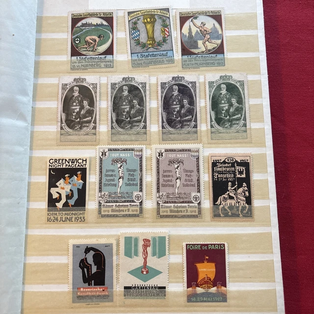 REKLAMEMARKEN WERBEMARKEN ALBUM ca. 250 Stück An 1900 Alte Werbung EUR ...