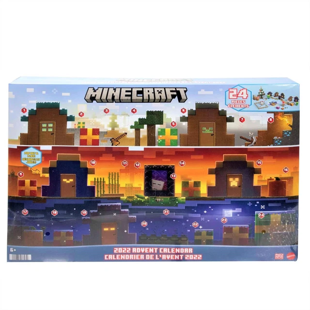 MINECRAFT MOB HEAD Minis Advent Calendar 2022 £34.99 - PicClick UK