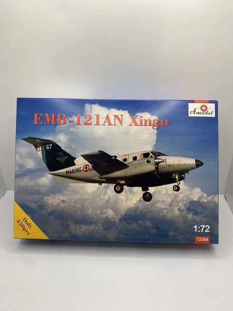 1/72 AMODEL EMB-121AN XINGU N°72364 EDITION LIMITEE A 450pcs MAQUETTE ...