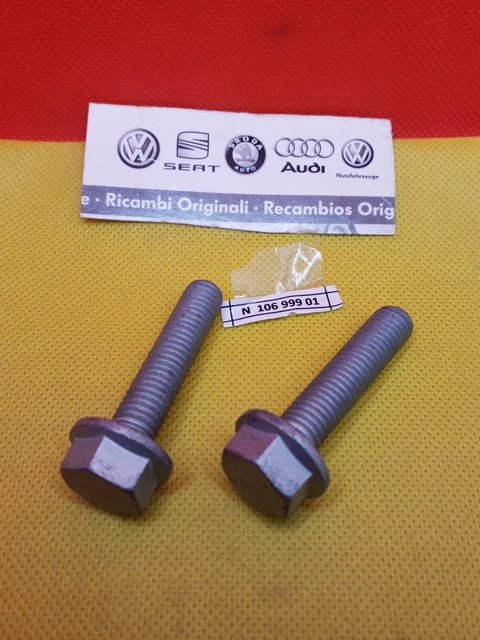 2X 🔺️GENUINE VW AUDI SEAT SKODA Amarok Ameo Hexagon Bolt M10X45 🔺️ ...