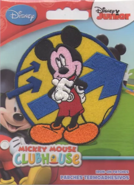 PATCH THERMOCOLLANT MICKEY Mouse Club House Disney Junior Neuf EUR 6,50 ...