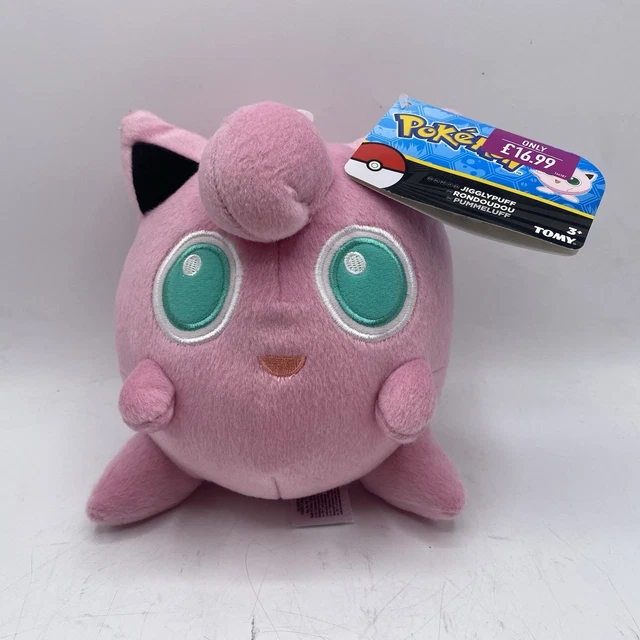 *NEW WITH TAGS* Pokemon Jigglypuff Plush Soft Cuddly Toy 7" Tomy 2017 ...