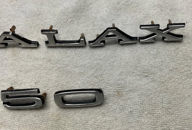 1967 FORD GALAXIE 500 Quarter Panel Letters Script = Oem $67.40 ...