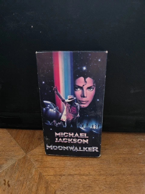 MICHAEL JACKSON - Moonwalker (VHS, 1988) Vintage 94 Minutes CBS Video ...