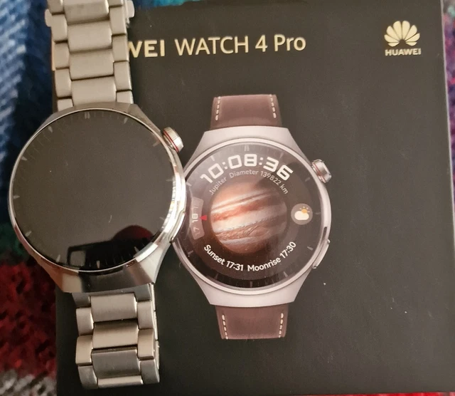 NEW HUAWEI WATCH 4 Pro AMOLED 5 ATM Bluetooth iOS Android Smartwatch ...