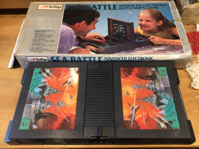VINTAGE BATTLESHIPS SEA battle Game,Advanced Electronic Game By SciSys ...