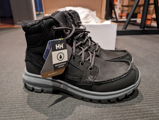 HELLY HANSEN GARIBALDI V3 Snow Winter Boots Black Waterproof US12 UK11 ...