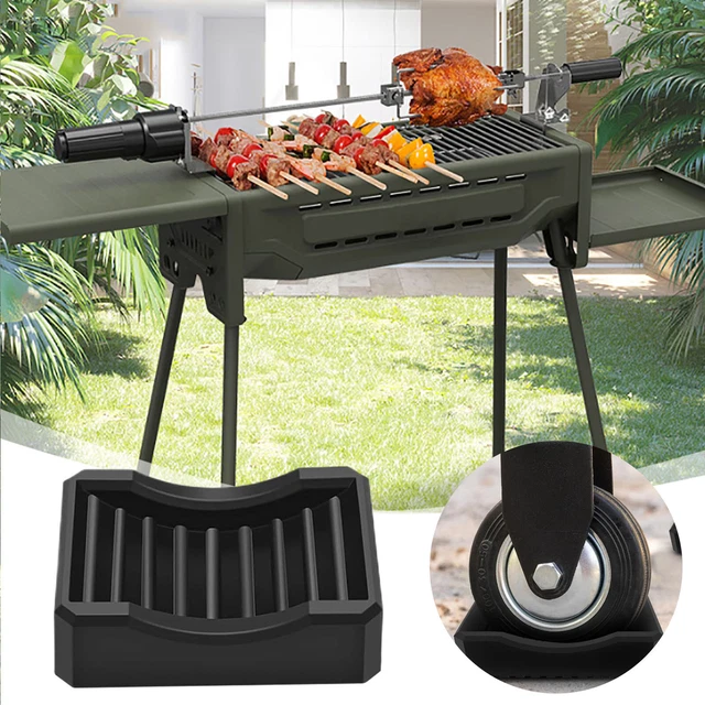 GRILL LEVELER BBQ Leveling Spacers Heavy Duty Grill Pan Stabilizer ...
