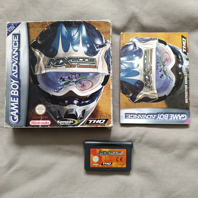 MX 2002 RICKY Carmichael Nintendo Gameboy Advance jeu en boîte EUR 12 ...