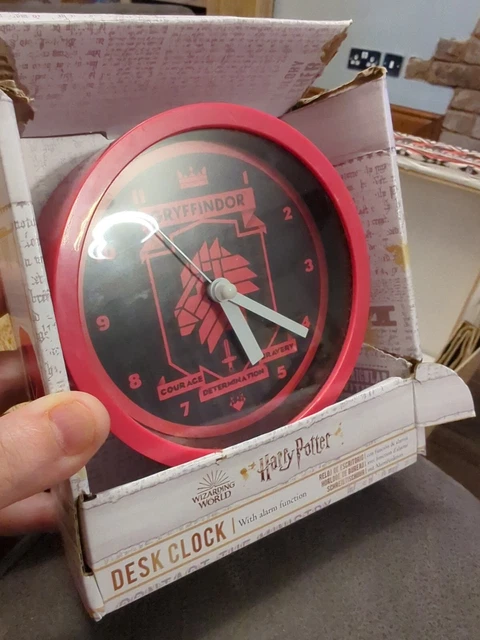 HARRY POTTER DESKTOP Clock Gryffindor Official Merchandise UK Seller £0 ...