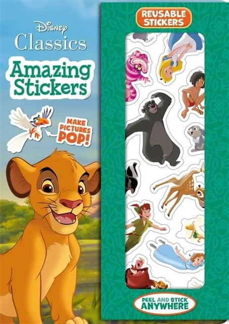 FSCM: DISNEY CLASSICS: Amazing Stickers, Walt Disney £9.99 - PicClick UK